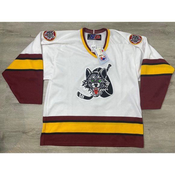 SP Apparel | Shirts | Vintage New Sp Apparel Chicago Wolves Blank Ahl ...